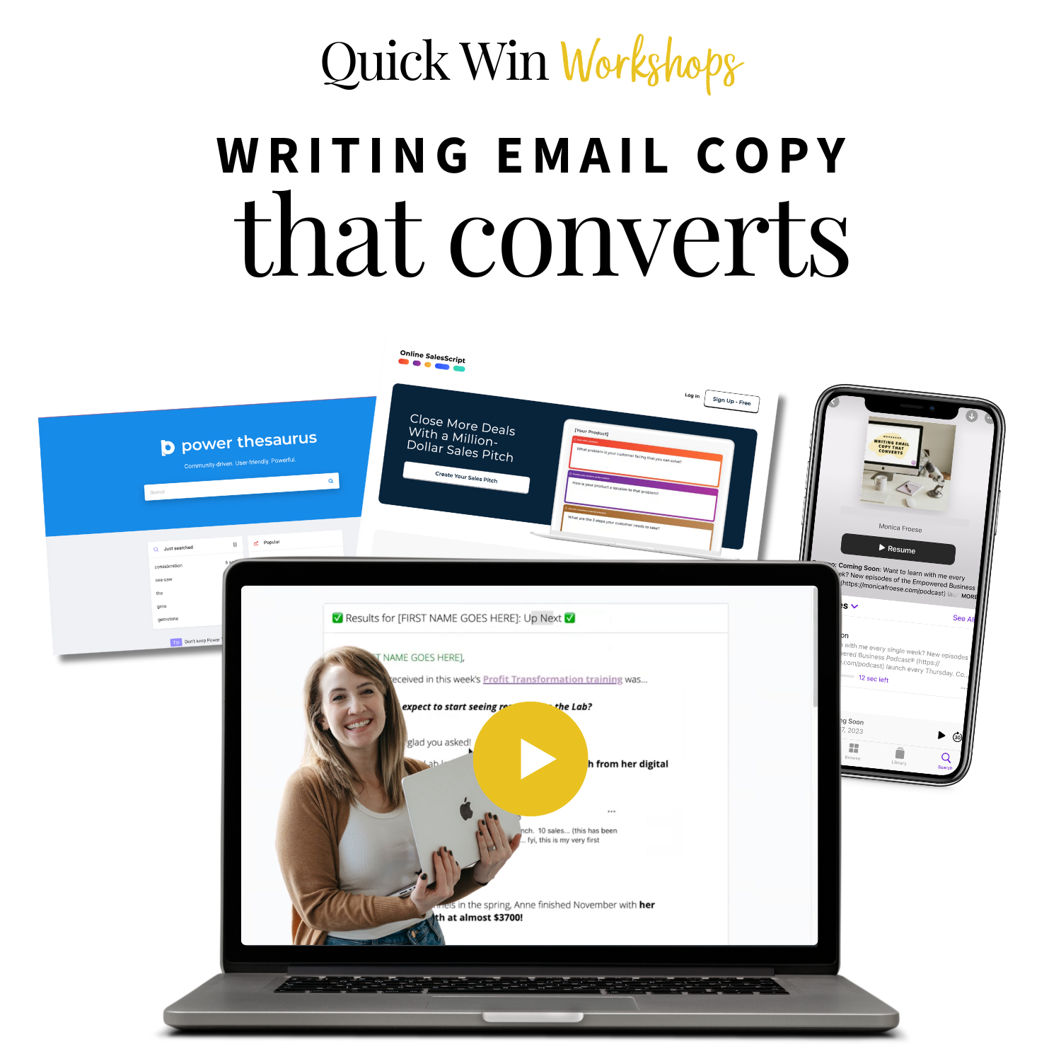 Writing Email Copy That Converts Workshop